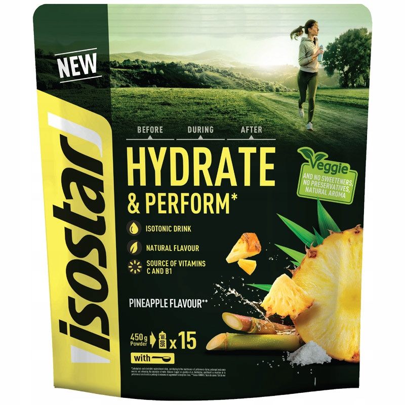 ISOSTAR napój izotoniczny koncentrat ananas 450g - 11408433524 ...