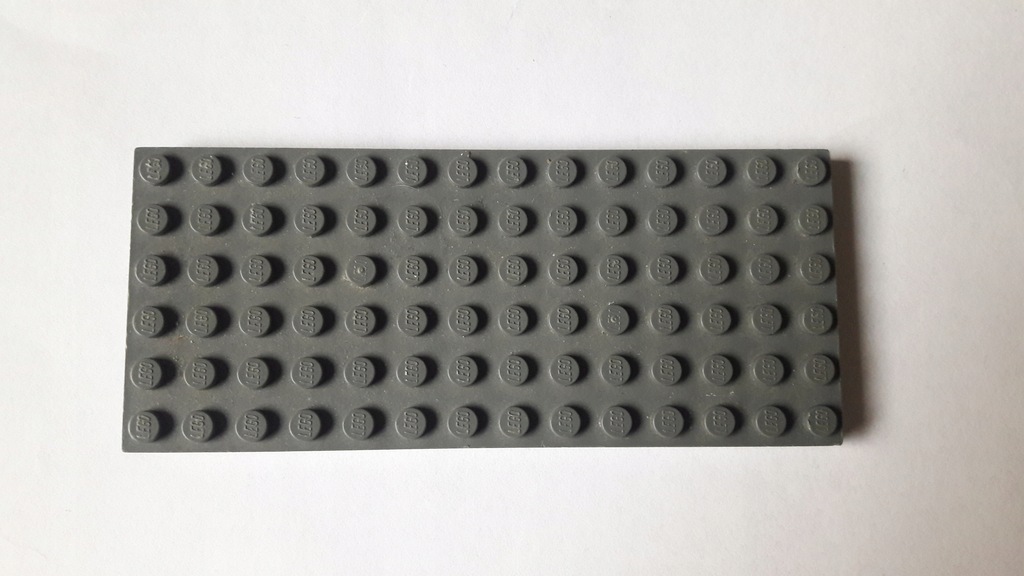 LEGO 3456 PŁYTKA 6X14 CIEMNA SZARA - 11713359036 - oficjalne archiwum ...
