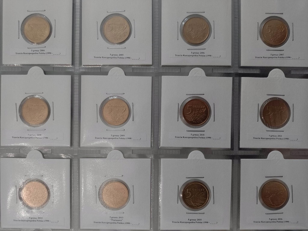 89# Zestaw 20 monet - Polska MENNICZE - 13897161885 - oficjalne archiwum Allegro