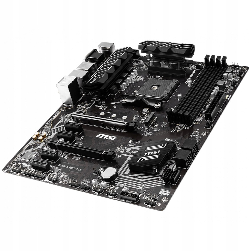 Płyta główna MSI B450M-A PRO MAX (AM4; 2x DDR4 DIM - 12217310851 ...