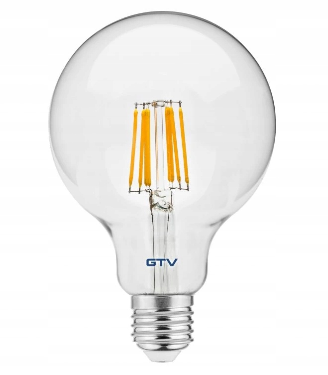 GTV Żarówka LED FILAMENT G95 4000K E27 8W KULA LD-G95FL8-40 ...