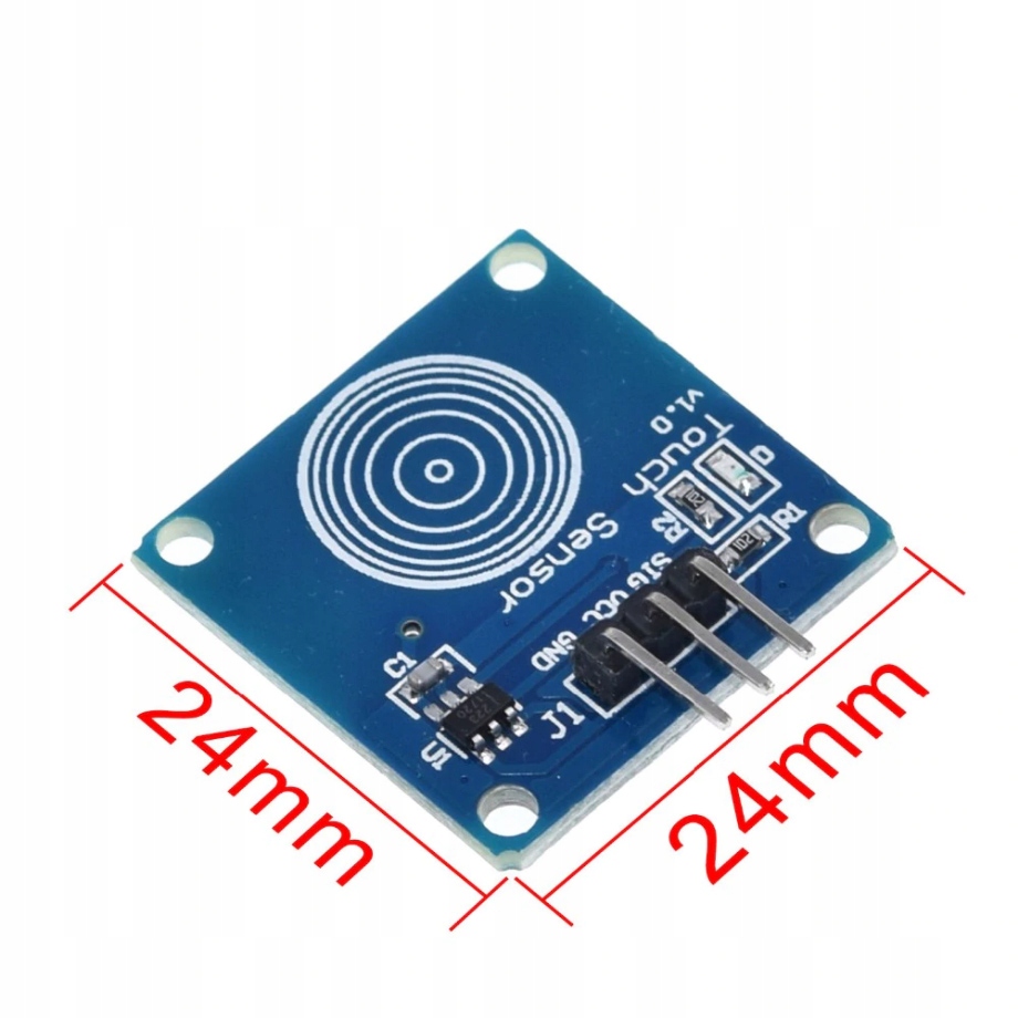 Moduł czujnik dotykowy TTP223B Arduino touch switc - 9297850487 - oficjalne archiwum Allegro