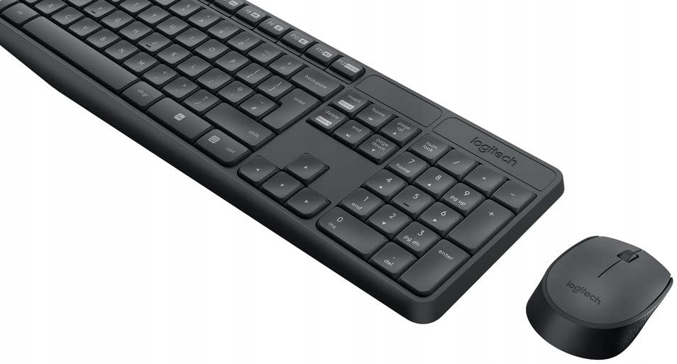 KLAWIATURA I MYSZKA LOGITECH K235 BEZPRZEWODOWE FR - 12506593992 ...