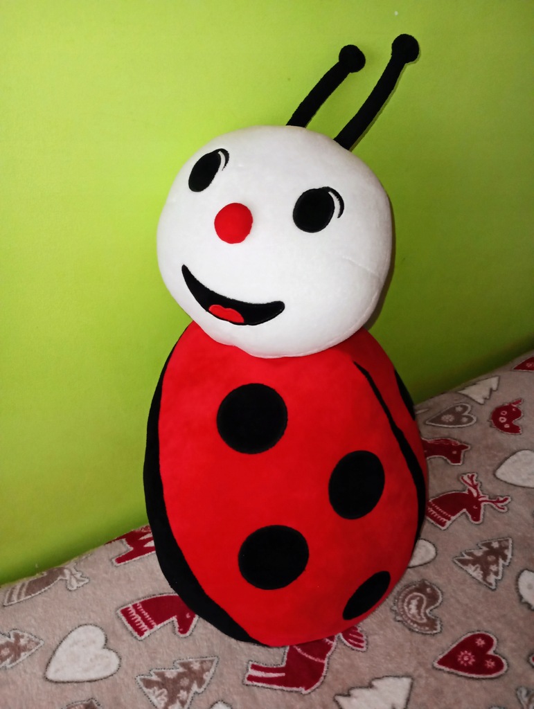 BIEDRONKA MASKOTKA PLUSZAK ORYGINALNE LOGO MARKETU - 12808244137 ...