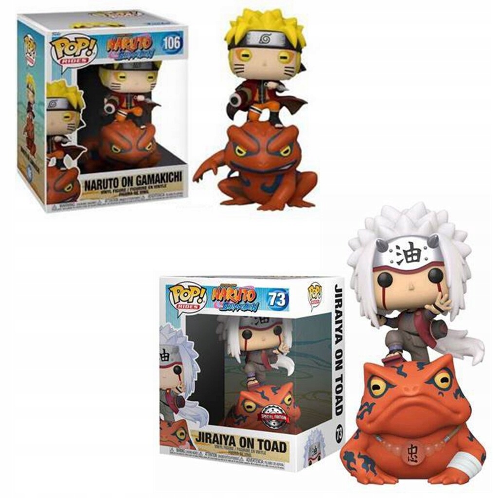 Funko Pop Naruto on Gamakichi 106# Jiraiya on Toad - 12612337483 ...