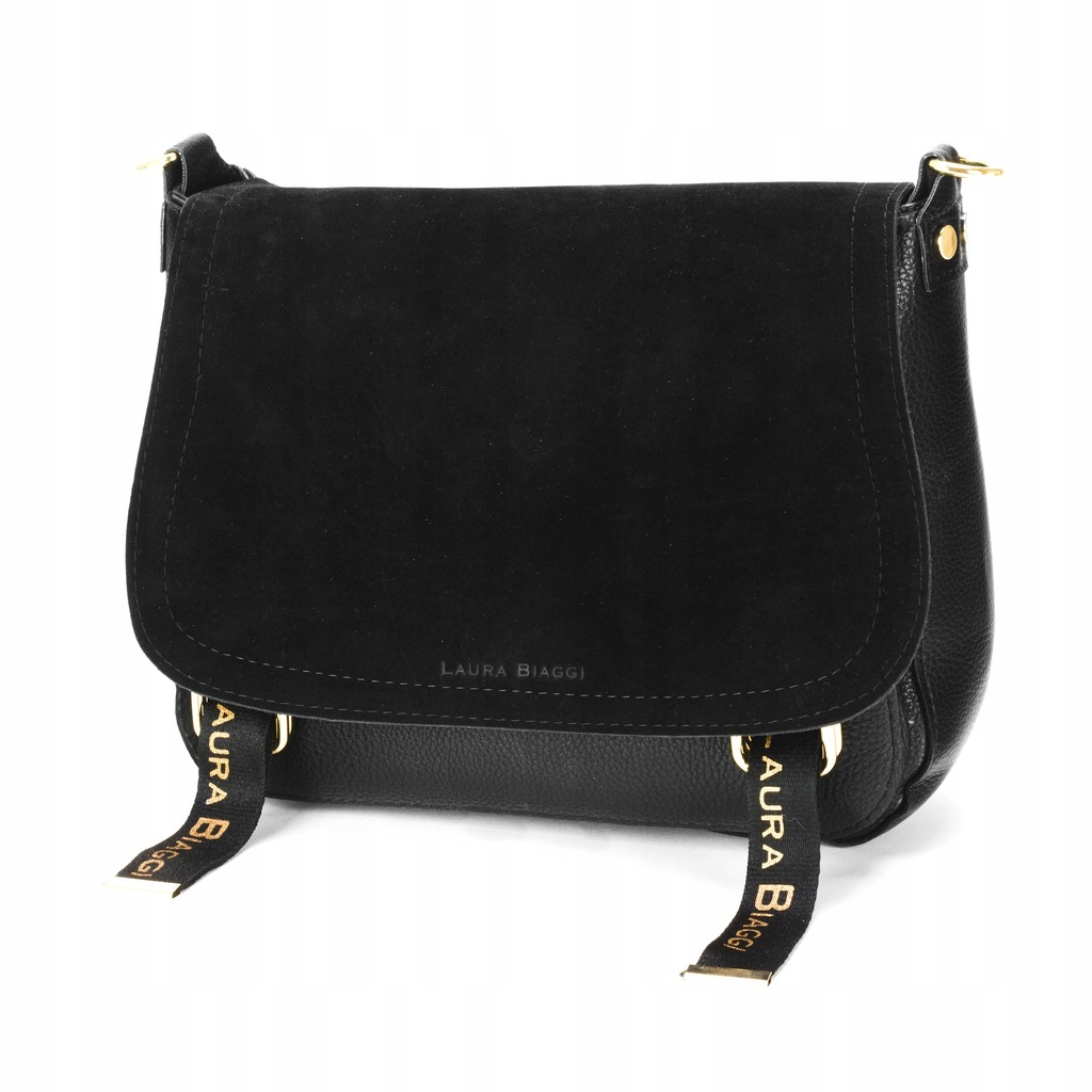 LAURA BIAGGI POLSKA TOREBKA LISTONOSZKA CZARNA NEW - 11778550992 - oficjalne archiwum Allegro