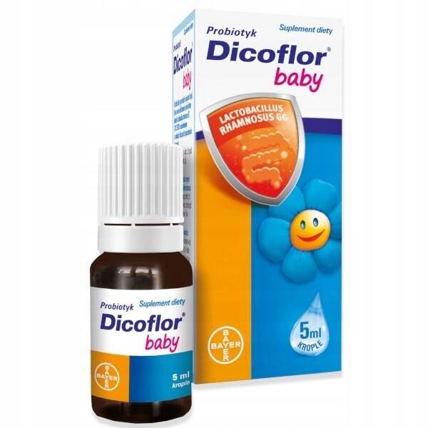 Dicoflor baby krople 5 ml - 14454345484 - oficjalne archiwum Allegro