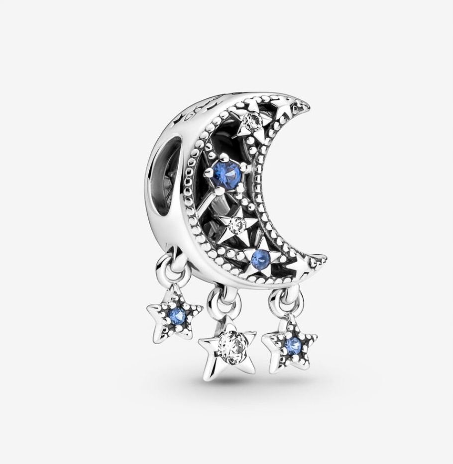 Charms do Pandora SREBRO - GWIAZDA I PÓŁKSIĘŻYC - 11513320904 ...