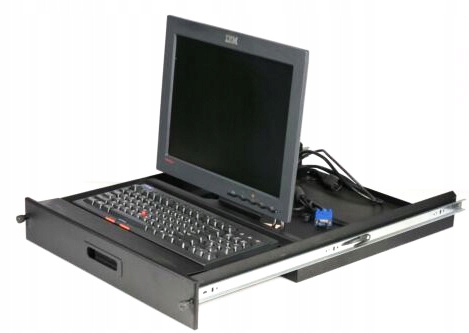 KVM Monitor IBM 32P1703 Monitor 15' keyboard QZ - 12741345546 ...