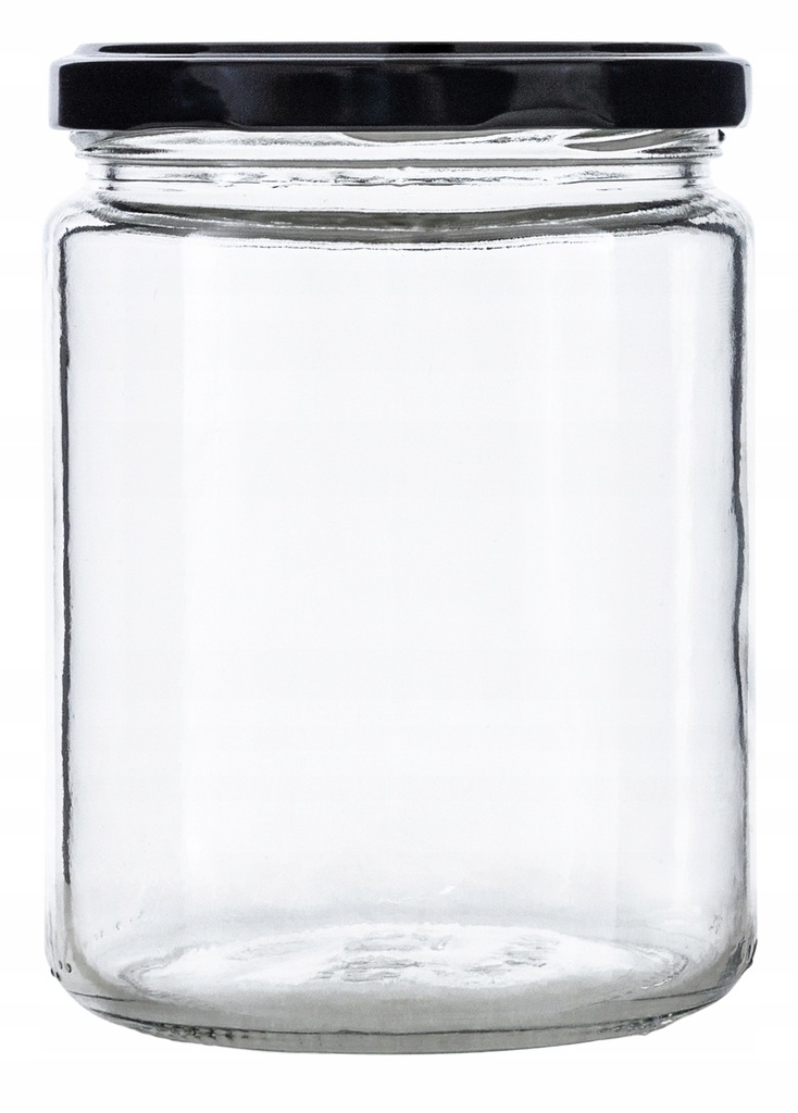 8x Słoik 540 ml prosty na przetwory dżem+ ZAKRĘTKI - 12037420146 ...
