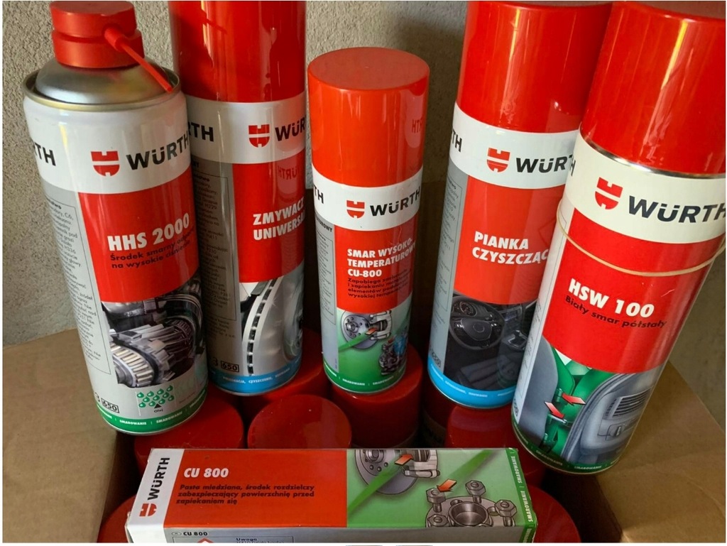 Zmywacz do hamulców Wurth 08901087 500 ml - 12374889621 - oficjalne ...