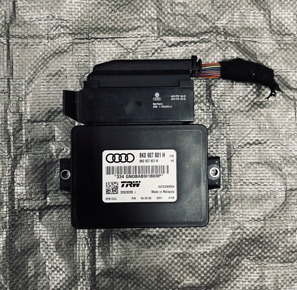 AUDI A4 B8 A5 MODUŁ HAMULCA RĘCZNEGO 8K0907801H - 12150887220 - oficjalne archiwum Allegro