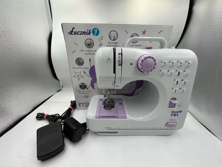 MASZYNA DO SZYCIA ŁUCZNIK MINI MODEL 505 KOMPLET - 13337393350 ...
