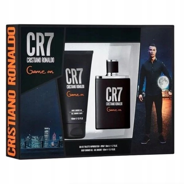 SET CRISTIANO RONALDO CR7 Game On EDT spray 30ml + SHOWER GEL 150ml ...
