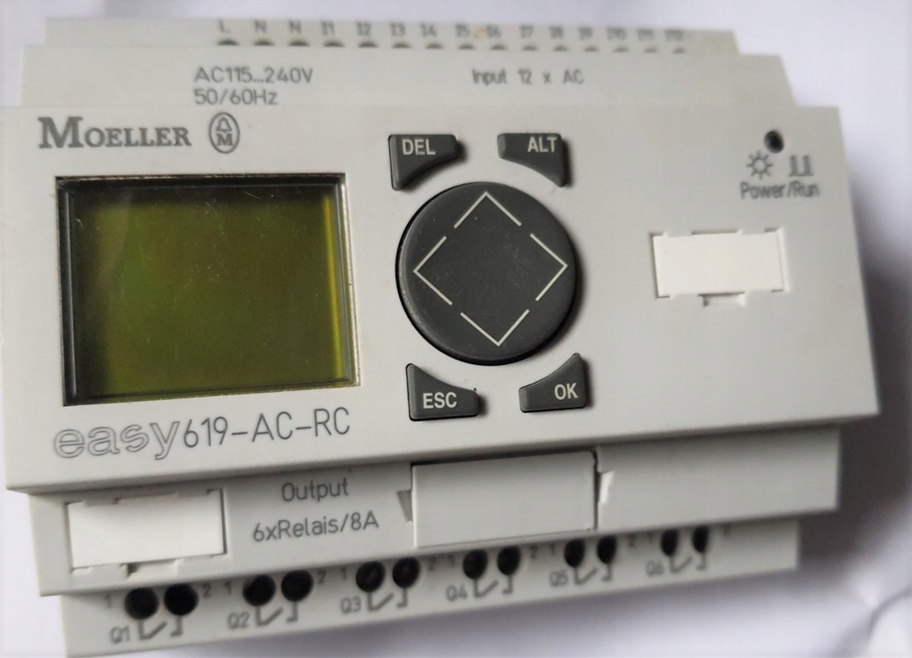 Sterownik Moeller EASY619-AC-RC 230V 12 We/ 6Wy - 12460135720 - oficjalne archiwum Allegro