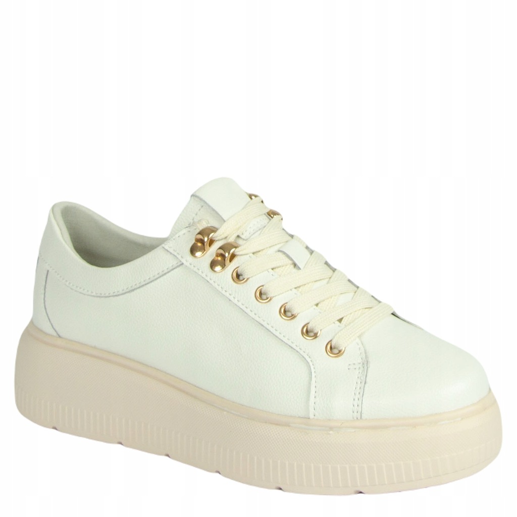 GOODIN GD-XF-141 SNEAKERSY ADIDASY SKÓRA LICO BEŻOWE 36 - 15043830114 ...