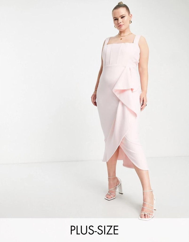 SUKIENKA MIDI RÓŻOWA TRUE VIOLET PLUS 50 - 14036752755 - oficjalne ...