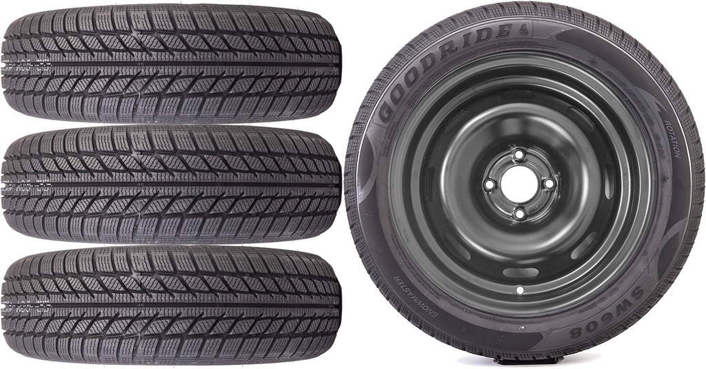 KOŁA ZIMA CITROEN C4 Cactus Goodride 195/65R15 - 12762267278 ...