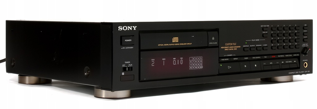 SONY CDP-991 TOPOWY MODEL ODTWARZACZA CD - 13177215789 - oficjalne archiwum Allegro