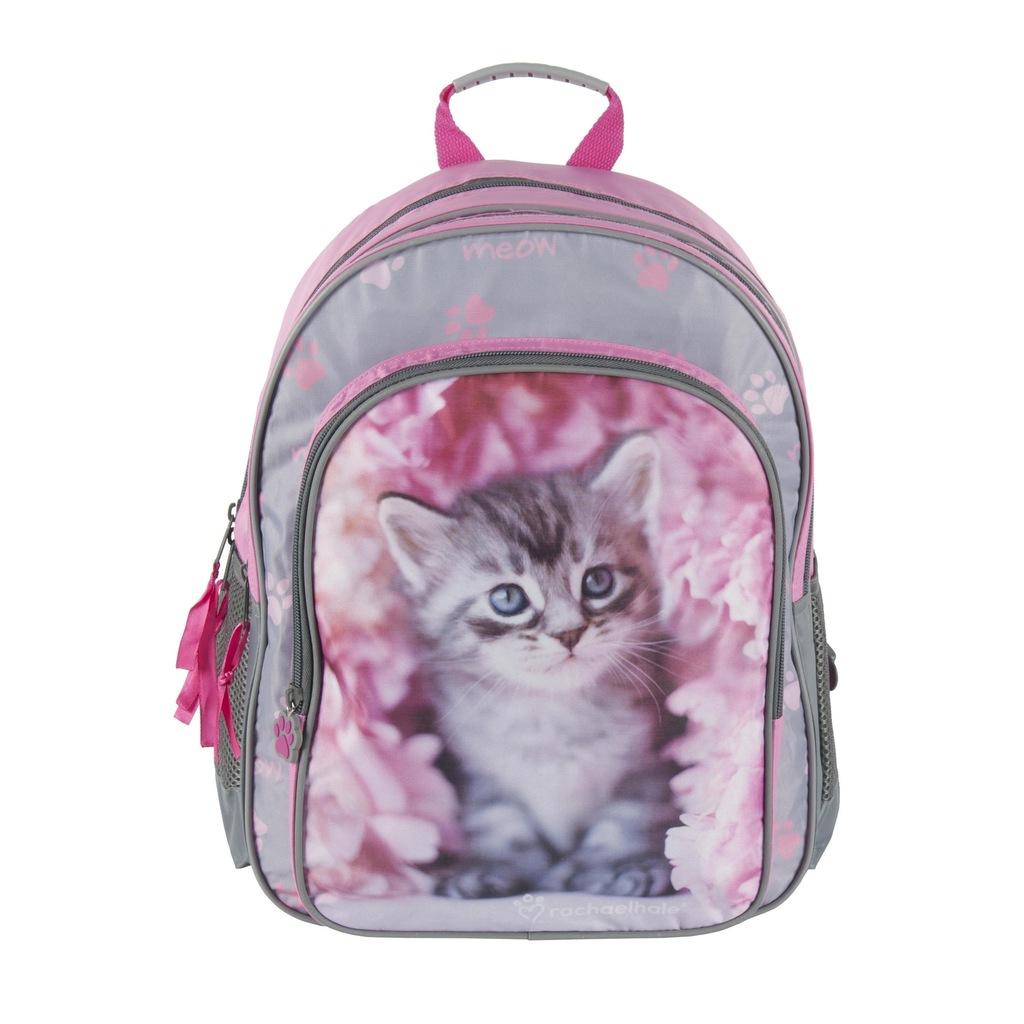 PLECAK SZKOLNY Z KOTKIEM KOT KOTEK DLA DZIEWCZYNY - 7069569988 - oficjalne archiwum Allegro