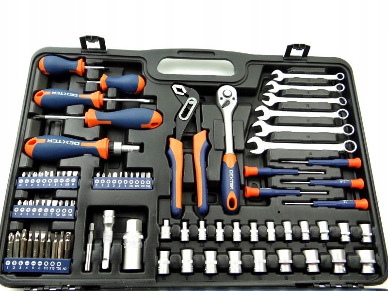 ZESTAW GRZECHOTEK I TULEJEK 108 TOOL SET DEXTER - 7861502546 ...