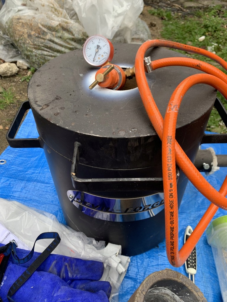 Piec do topienia metali DEVIL FORGE DUŻY ZESTAW PL - 12775877339 ...