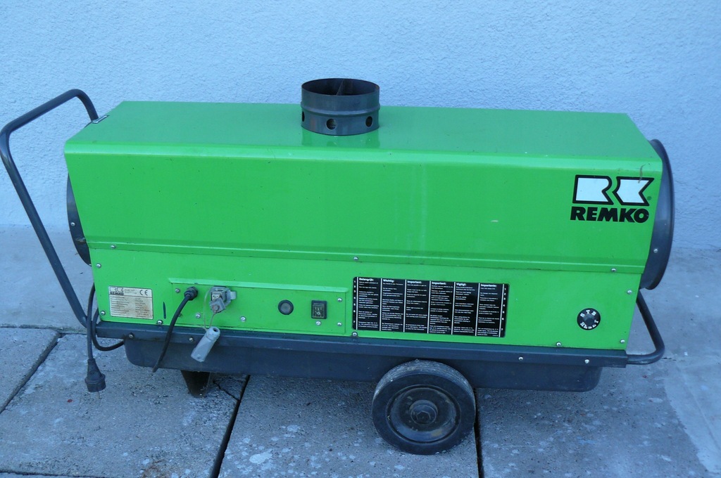 Nadmuchowy, spalinowy ogrzewacz REMKO AT 25 - 12793965420 - oficjalne archiwum Allegro