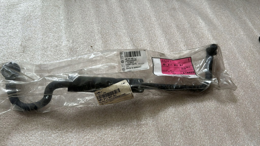 PRZEWÓD podciśnieniowy z zaworem zwrotny 4B1611931AJ VW, Skoda, SEAT ...