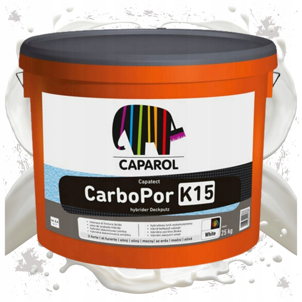 Tynk Elewacyjny Silikonowy Biały Baranek Caparol CarboPor K15 25 kg - 15700467306 - oficjalne ...