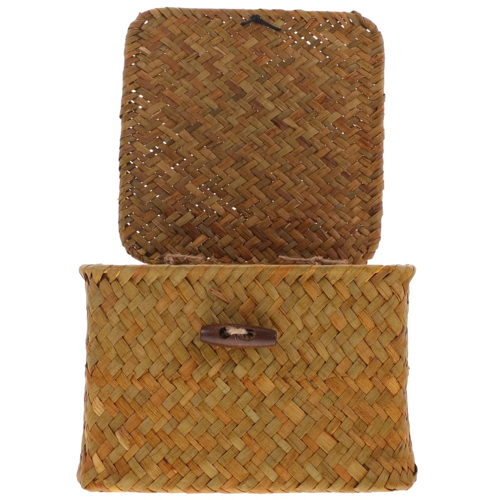 Wicker Cube Basket Empty Rattan Gift Box Storage - 13563437747 ...