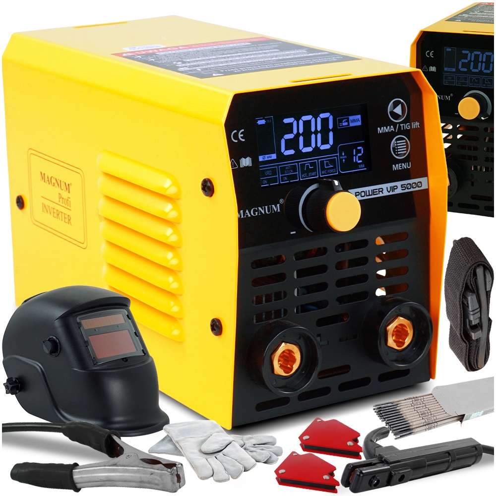 Spawarka Magnum POWER VIP 5000 200A MMA TIG LIFT Synergia ARC FORCE ...