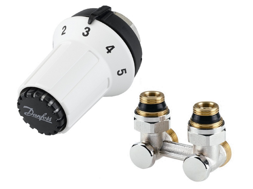 DANFOSS ZESTAW TERMOSTATYCZNY CLICK DO V KĄTOWY - 8886823252 - oficjalne archiwum Allegro