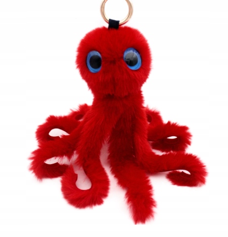 brelok breloczek ośmiornica pompon 14 kolorów - 13442319378 - oficjalne ...