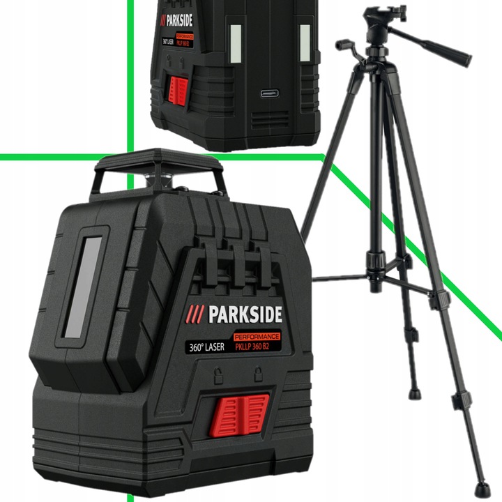 LASER KRZYŻOWY PARKSIDE PKLLP 360 B2 POZIOMICA - 11909437618 ...