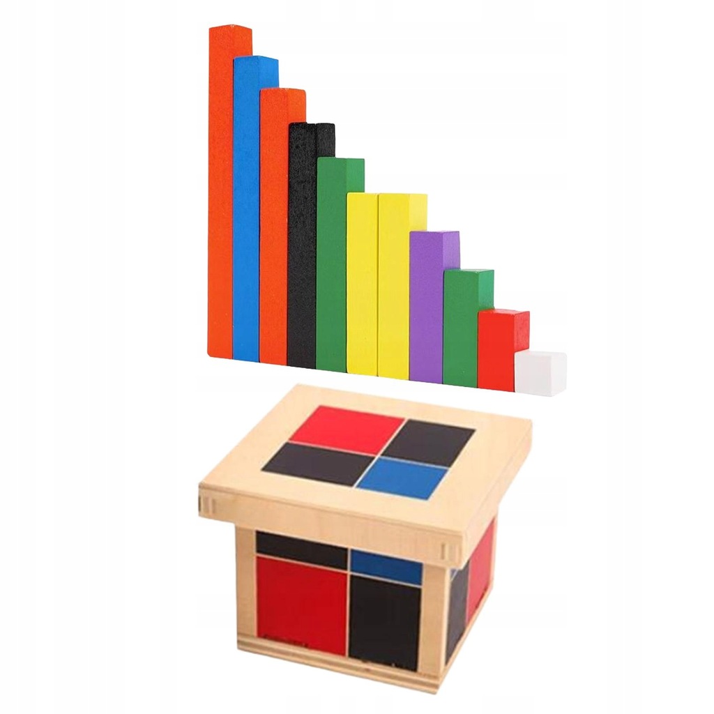 Wooden Cube Toy Early Educational with Wooden Sticks Binomial Cube ...