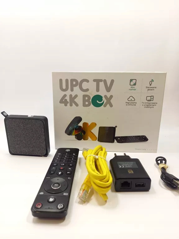 DEKODER UPC TVC 4K BOX KOMPLET - 12150759137 - oficjalne archiwum Allegro