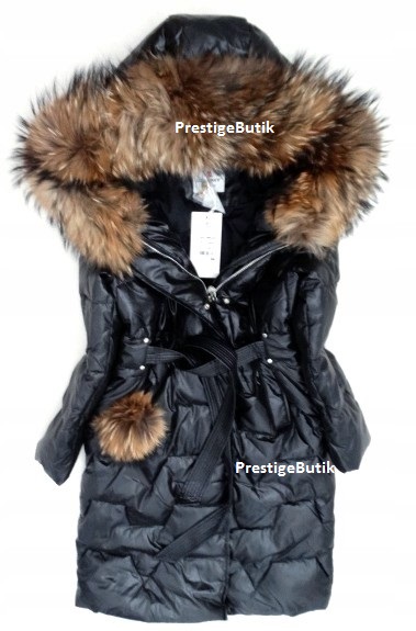 LIZA BRUCE płaszcz puchowy jenot nat miss fofo M/L - 14539750292 ...