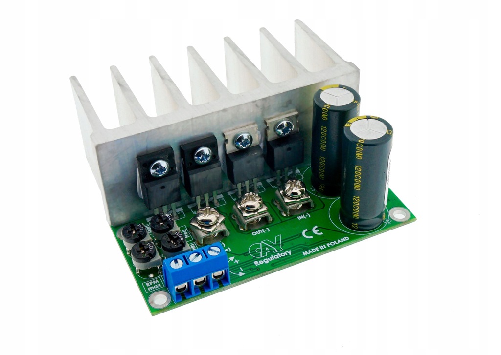 Regulator PWM 50A silnika DC softstart 12V-36V - 13242857594 - oficjalne archiwum Allegro