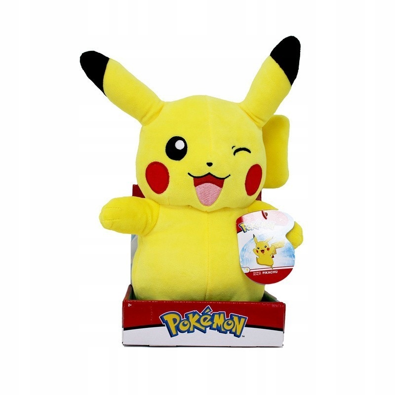Pokemon Maskotka Plush Pikachu 'wink' 30cm - 13011571276 - oficjalne ...