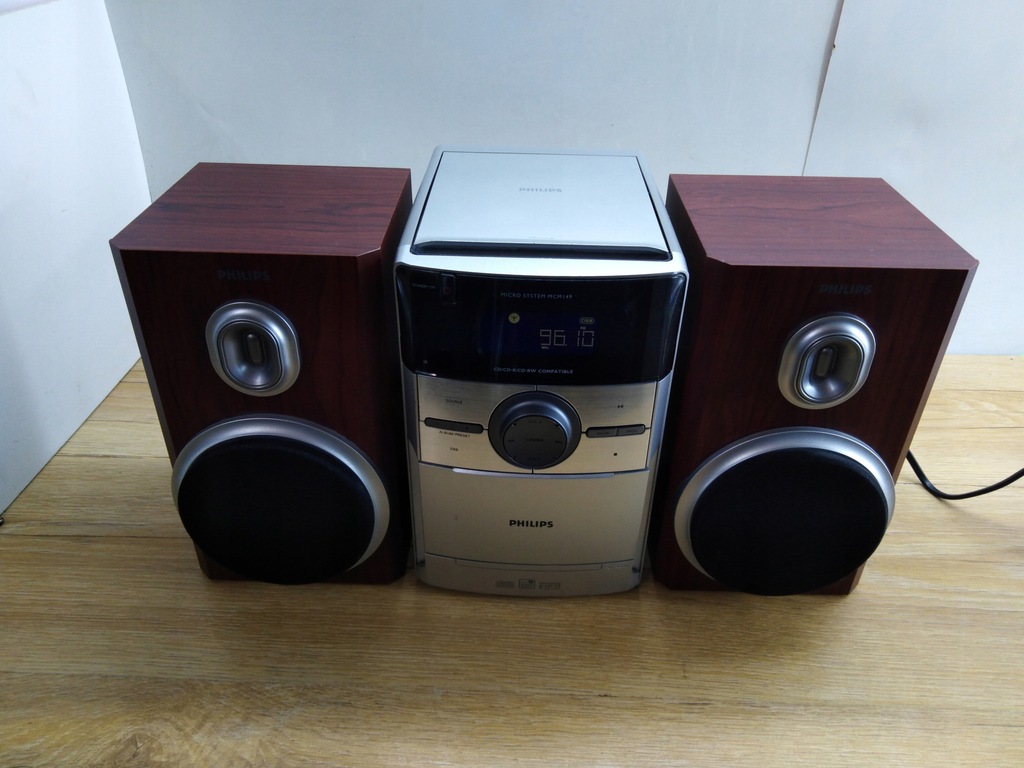 MINI WIEŻA PHILIPS CD AUDIO FM/AM KASETA AUX TANIO - 13475151959 - oficjalne archiwum Allegro