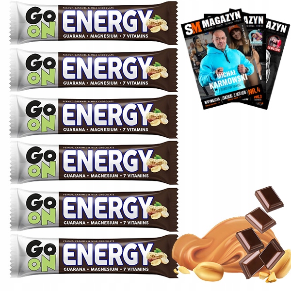 SANTE BATON ENERGY GO ON ENERGIA 6 SZT ZESTAW ENERGY BAR ENERGETYCZNY ...