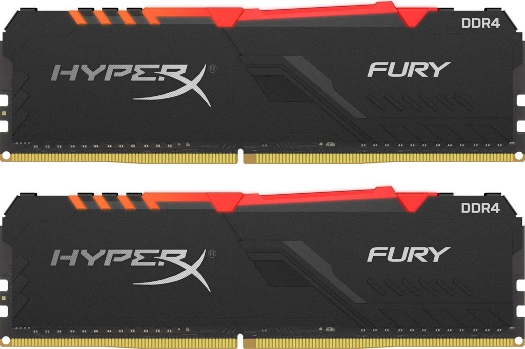 Kingston HyperX FURY RGB DDR4 16GB (2X8) 3200MHz CL16 HX432C16FB3AK2/16 ...