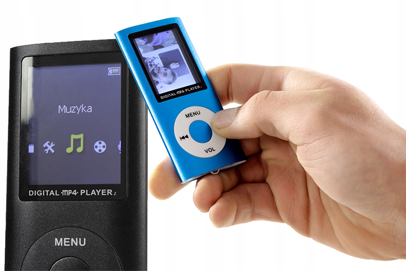 Mini MP4 do muzyki filmów ze słuchawkami+karta 16 - 7806796587 ...