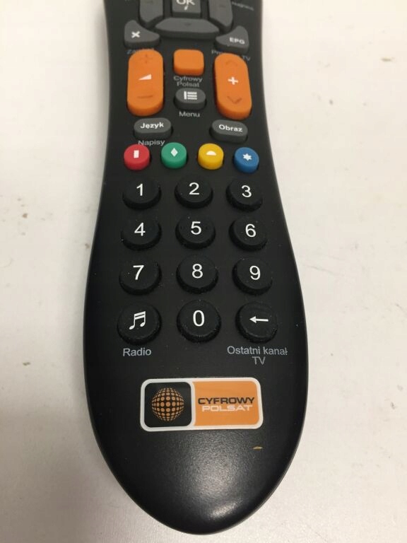 ORYGINALNY PILOT DEKODERA HD-5500S CYFROWY POLSAT - 12088893027 - oficjalne archiwum Allegro