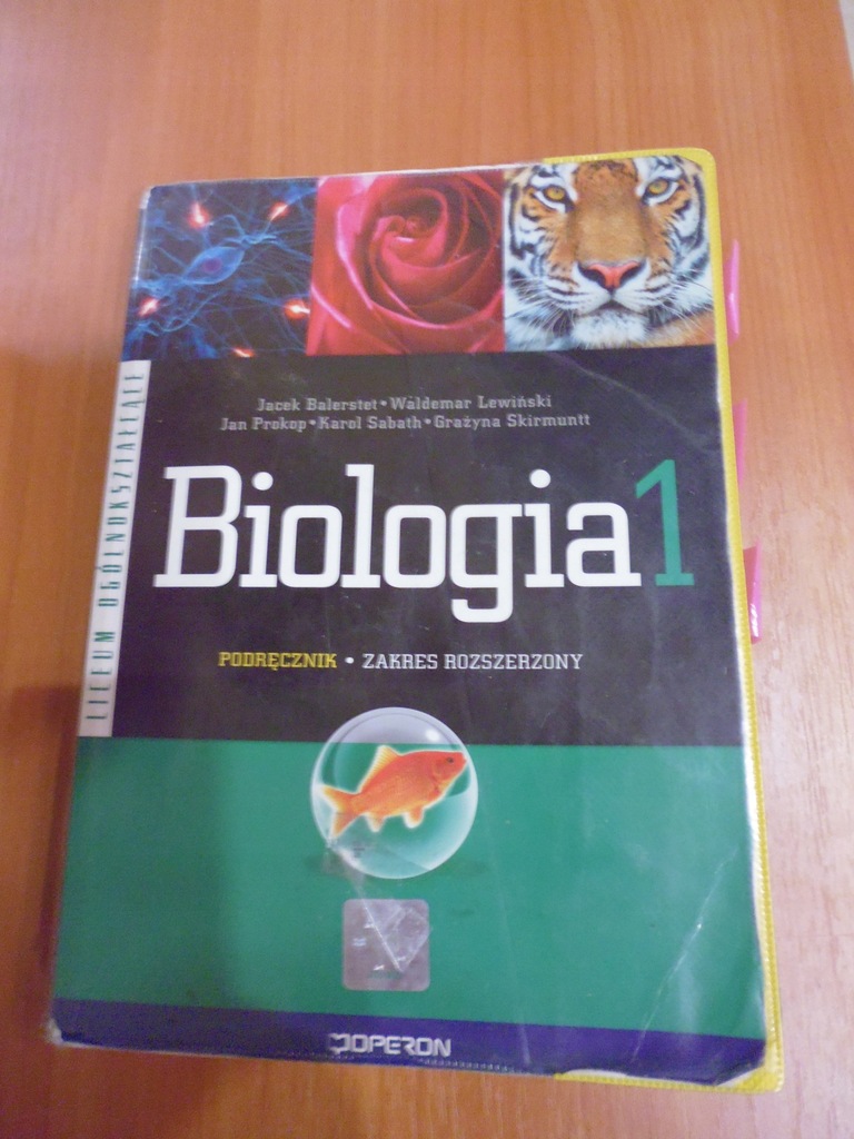 Biologia 1 podręcznik zakres rozszerzony Operon - 9450408831 - oficjalne archiwum Allegro