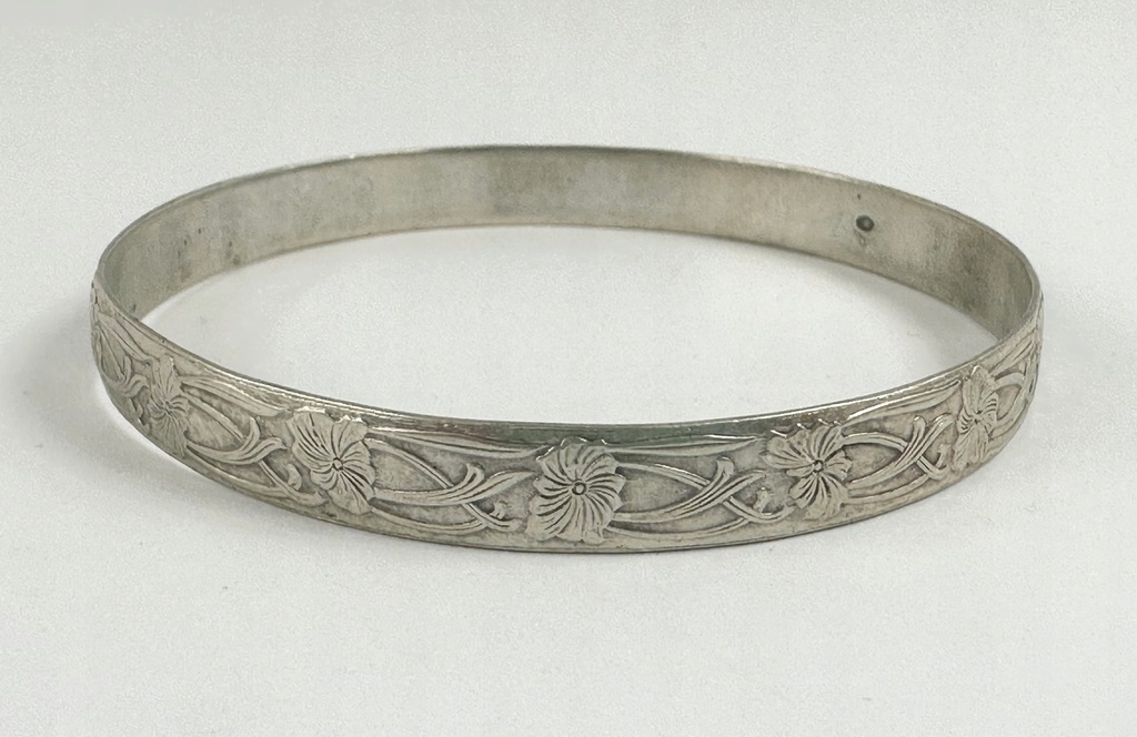 Bransoletka srebro pr 3 wzór styl secesyjny BCM - 13747530786 ...