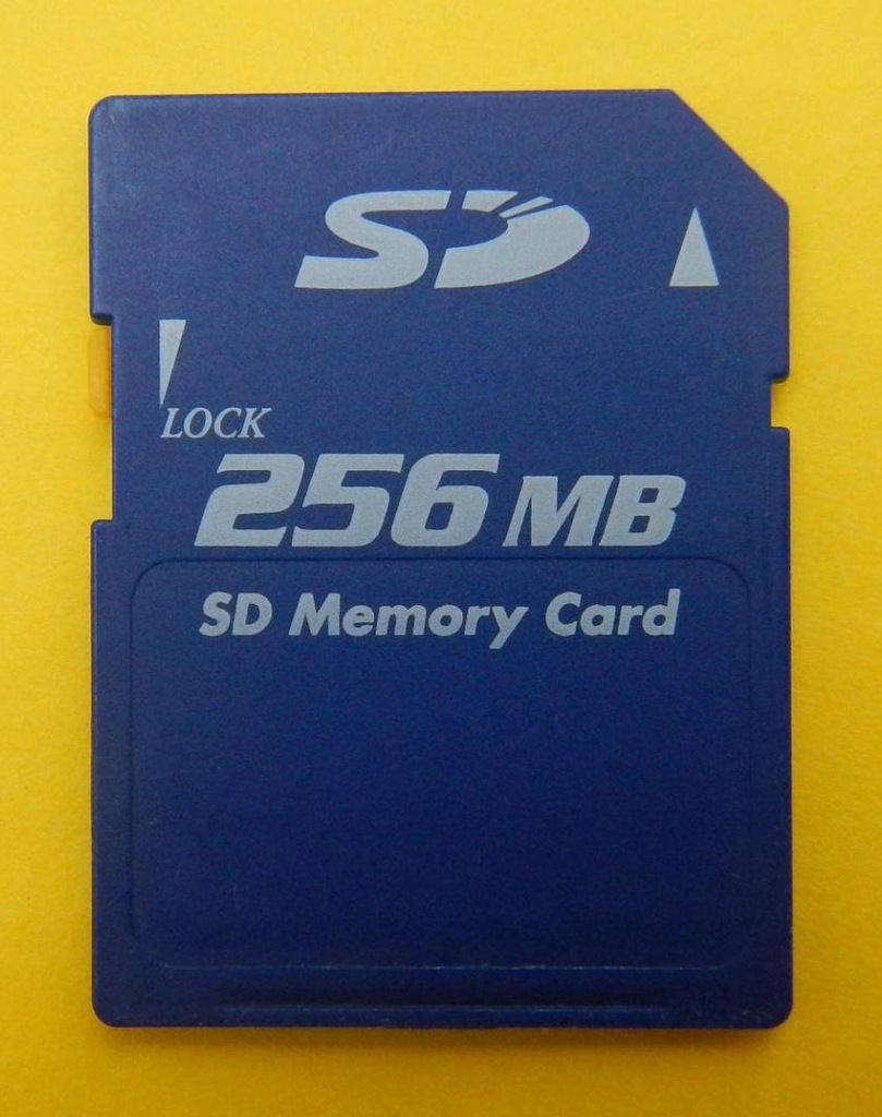 SD 256 MB ~~ MADE IN JAPAN ~~ SUPERCENA !!! - 13205976932 - oficjalne archiwum Allegro