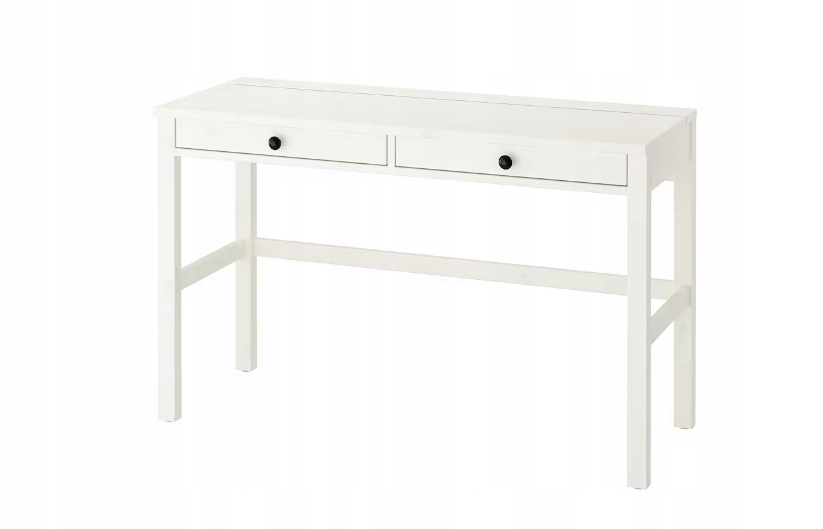IKEA HEMNES Biurko z 2 szufladami, białe,120x47 cm - 13215164161 ...