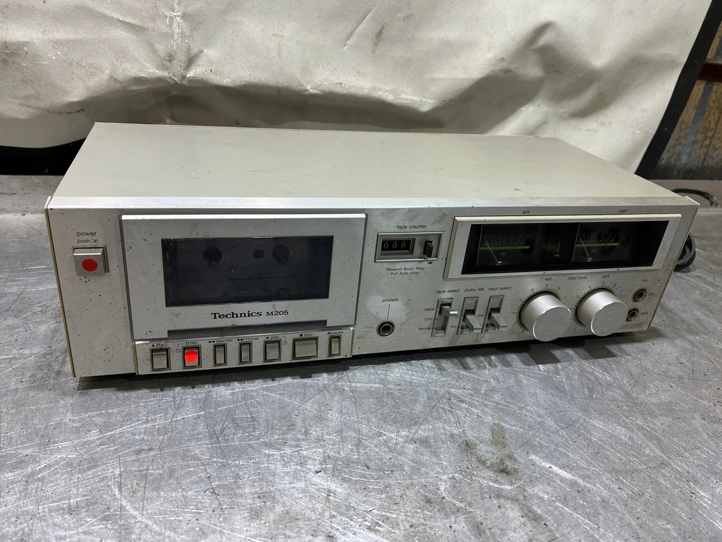 Magnetofon kasetowy Technics RS-M205 srebrny - 15196648921 - oficjalne ...