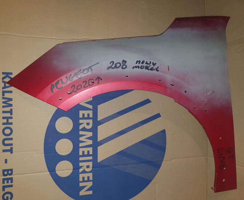 PEUGEOT 208 BŁOTNIK PRZÓD LEWY GT LINE OD 2020R - 13316450634 ...